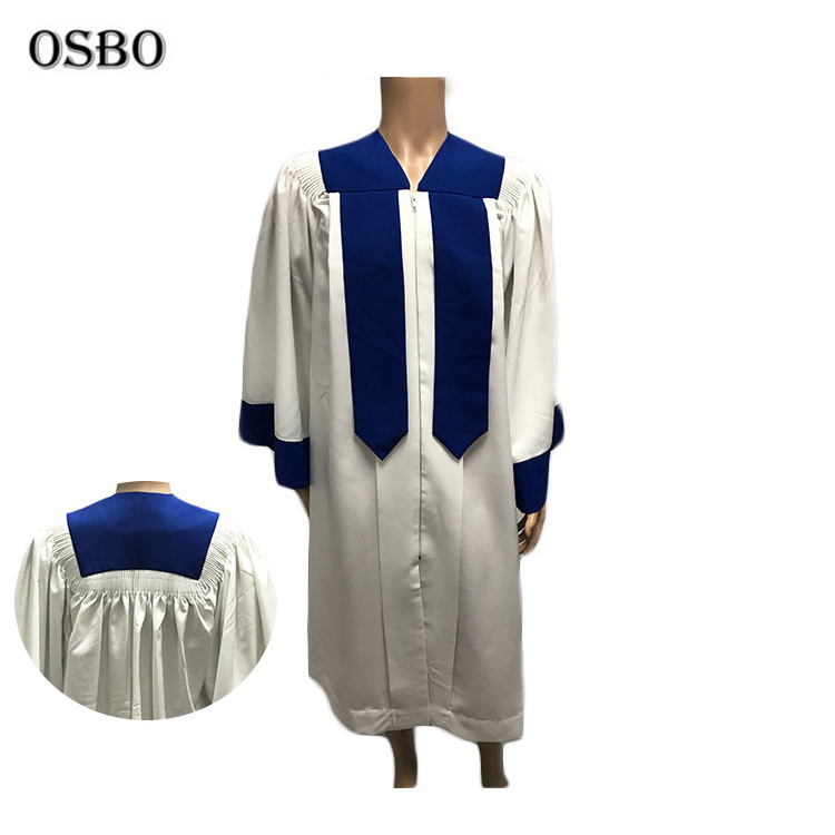 Factory Custom Made White Clergy Robes wholesale Church Priest Gowns ...