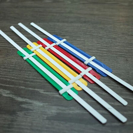 Office desktop standard 8cm plastic paper file fastener screw paper ...