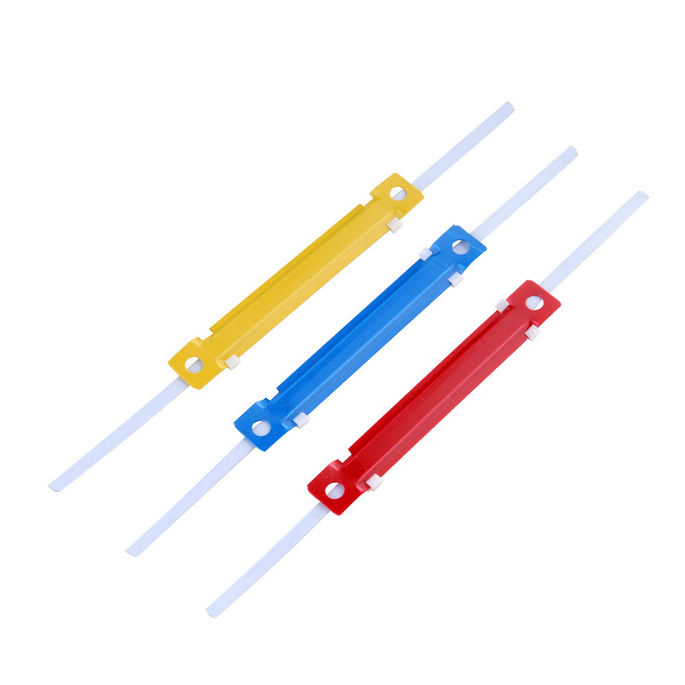 Office desktop standard 8cm plastic paper file fastener screw paper ...