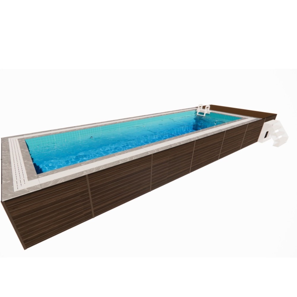 ZENT Easy Assembly SMC Prefab Swimming Pool Prefab Fiberglass Shipping ...