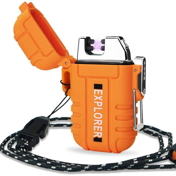 Waterproof Arc Lighter, Outdoor Dual Plasma Arc Lighter, USB ...