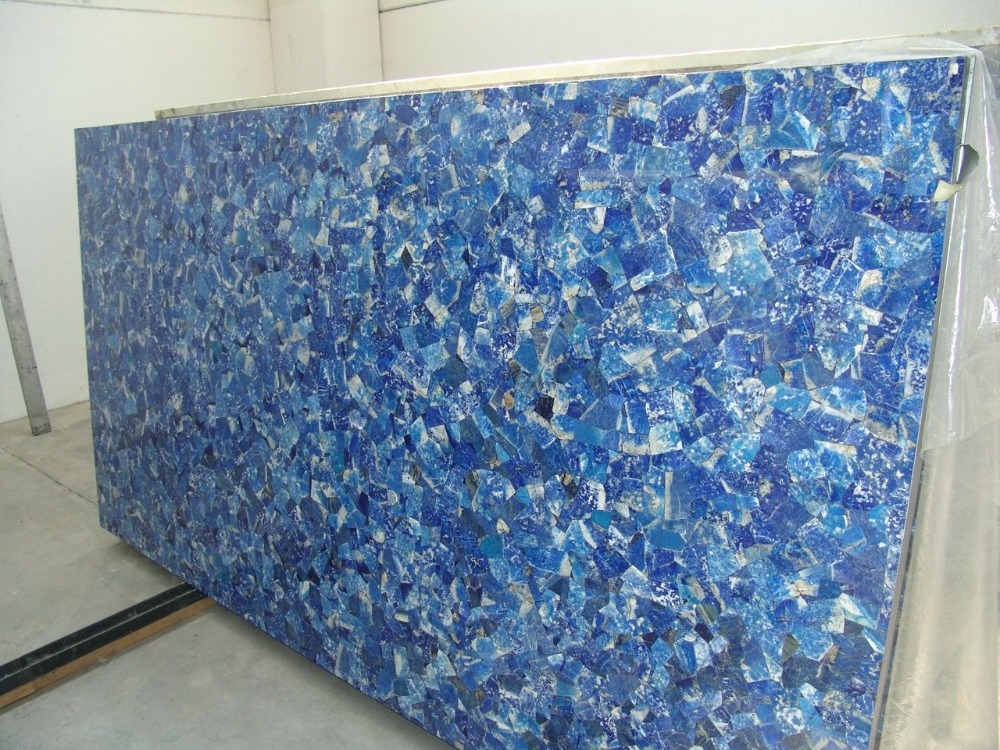 Luxury Semi Precious Stone Lapiz Lazuli Large Slab/Countertop/Wall ...