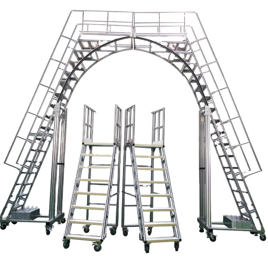 mast climbing work platform suspended working platform elevated work ...