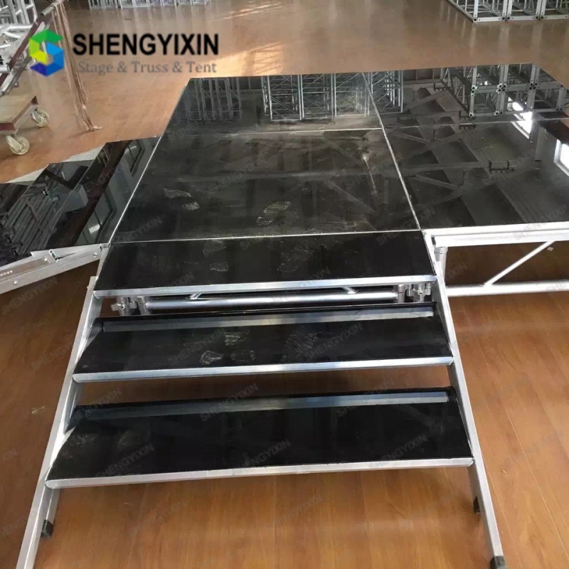 Concert Stage Height Adjustable Aluminum Stage Platform Round Portable ...