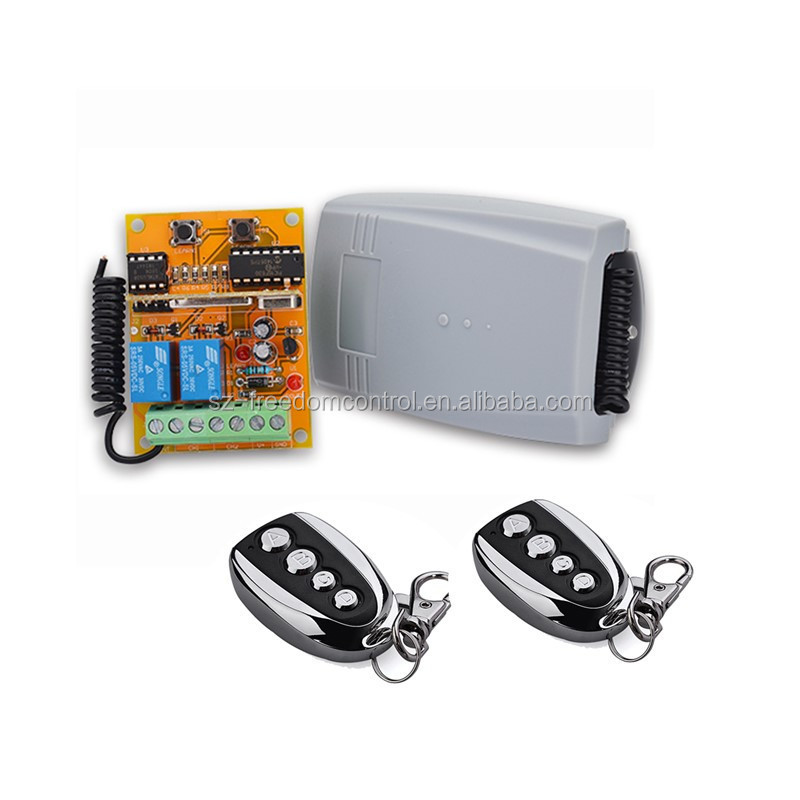2 CH Wireless Remote Control Switch 1 receiver 1transmitter Tubular ac ...