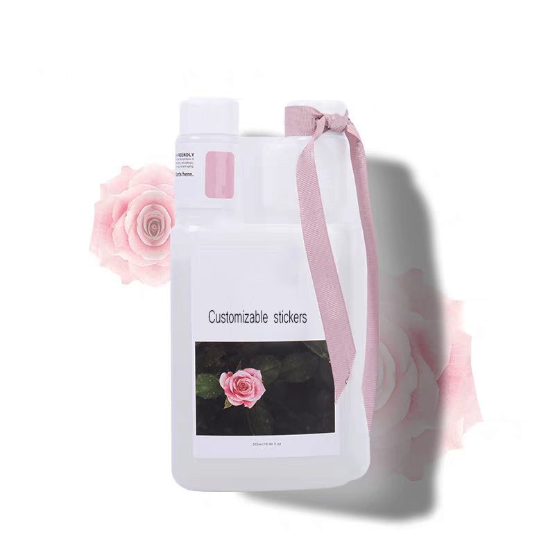 Liquid Measuring Dispenser Dosing Hdpe Double Chamber Twin Neck Bottle ...