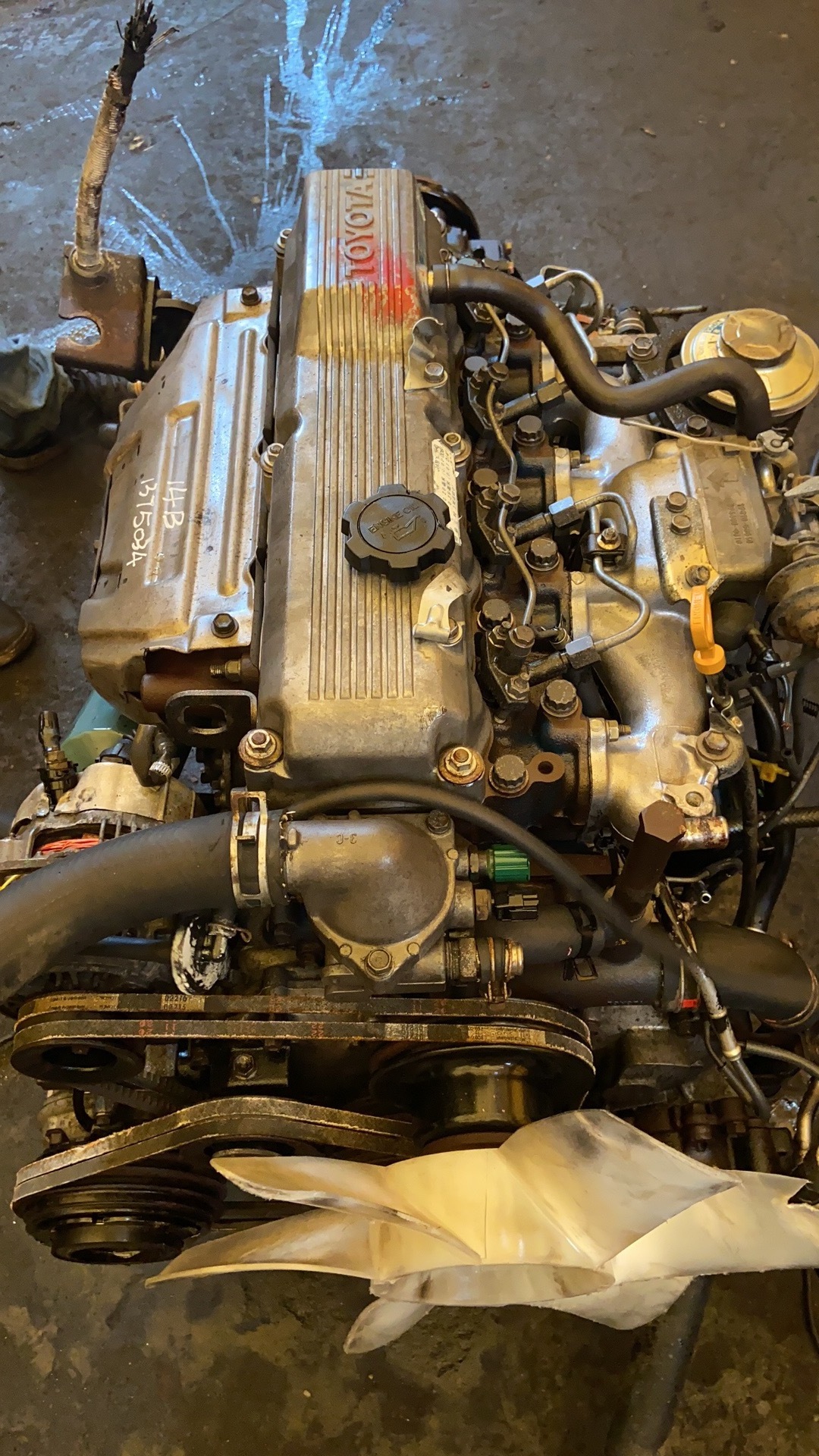 Used 1RZ 2RZ 3RZ 1HZ 1HD 1FZ 2TR 14B 15B Engine For Toyotas complete ...