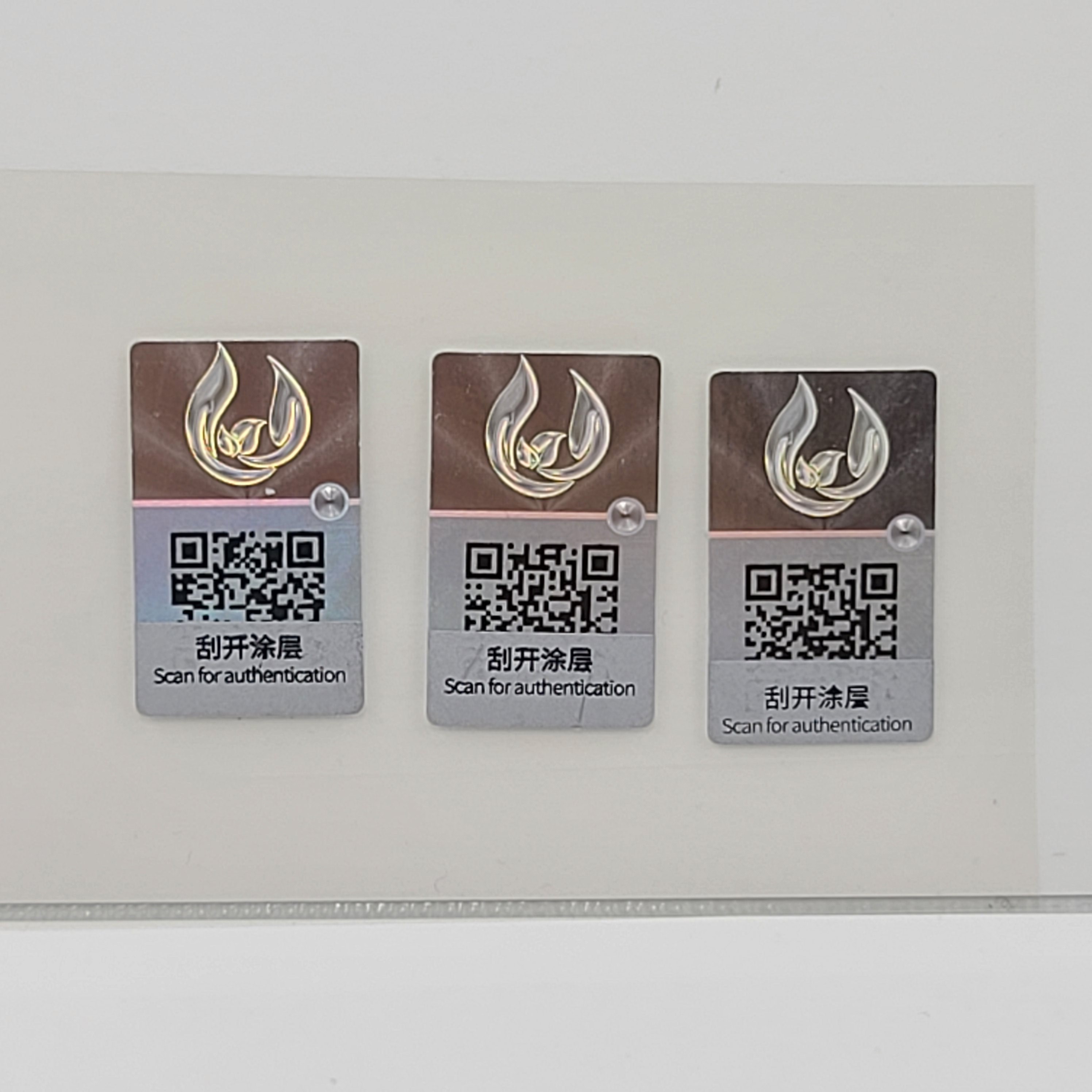 Custom Scratch off Serial Number Hologram Sticker Code 3D Holographic ...
