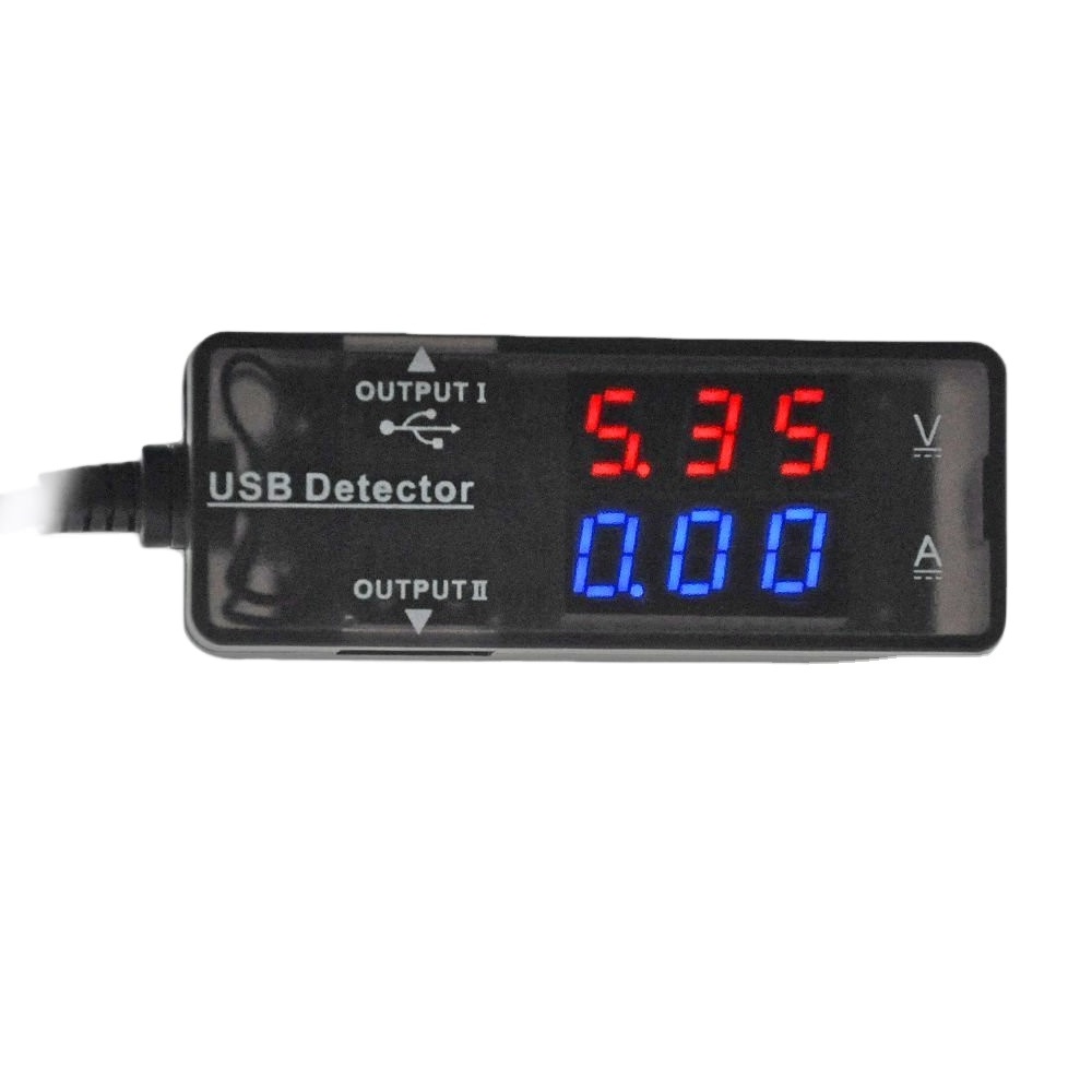 USB Charger Current Voltage Charging Detector Battery Voltmeter ...