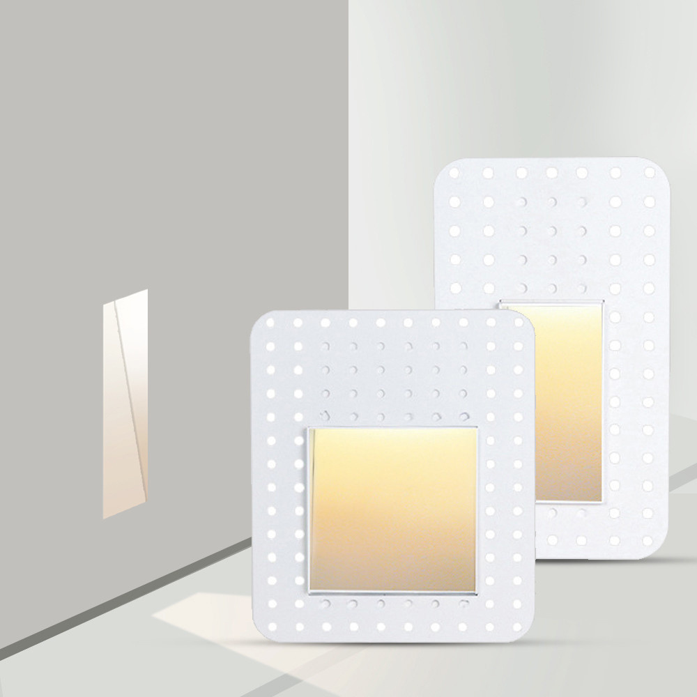 Pir Motion Sensor Frameless LED Step Light For Balcony Hall Home 3000K ...