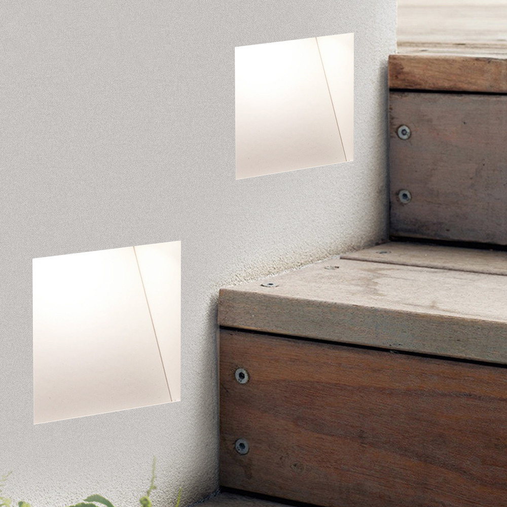 Pir Motion Sensor Frameless LED Step Light For Balcony Hall Home 3000K ...