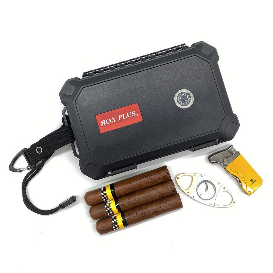 Hard case plastic box waterproof cigar box humidor cigar travel case ...