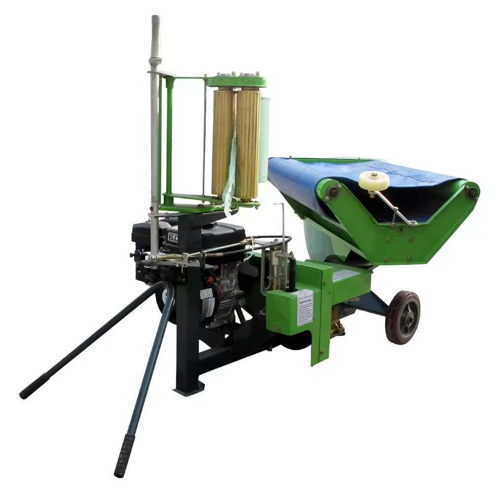 Mini Round Hay Bale Wrapper Pine Straw Baler for Sale Strict Time ...