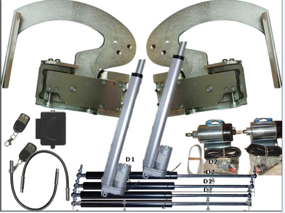 Vertical Door Kit AUTO DOORS For Universal to Any Cars remote control ...