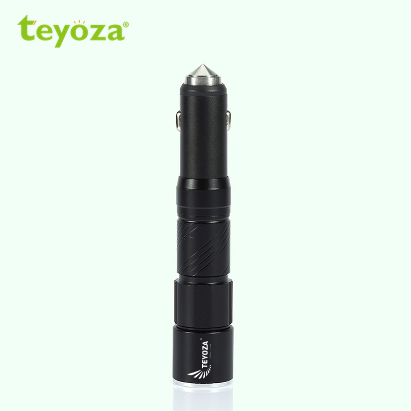 teyoza rechargeable Led home emergency flashlight handheld torch light ...