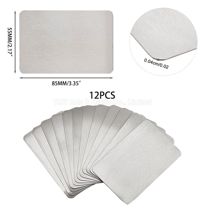 Wholesales 304 Stainless Steel Business Cards Custom Your Logo 0.5mm ...
