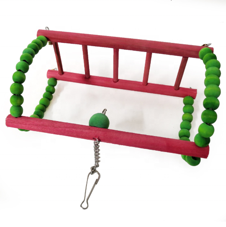 Wooden Hen Swing Christmas Stand Perch Swing toys for Chickens Bird ...