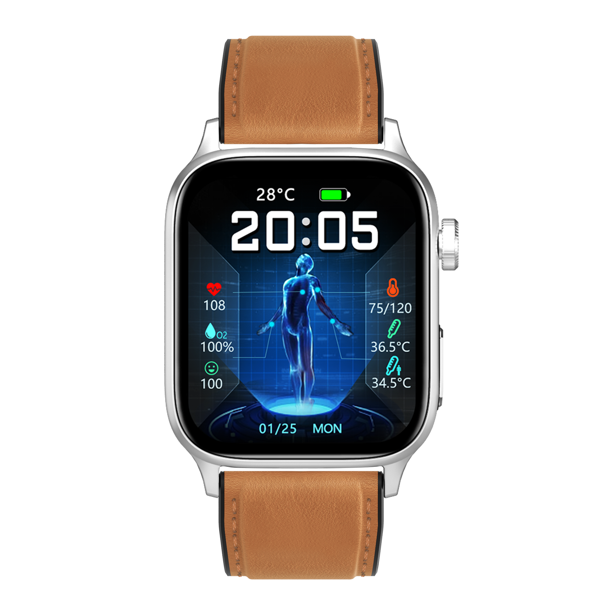 2023 New GT22 Smartwatch Ecg Ppg Precision Blood Pressure Blood Glucose ...