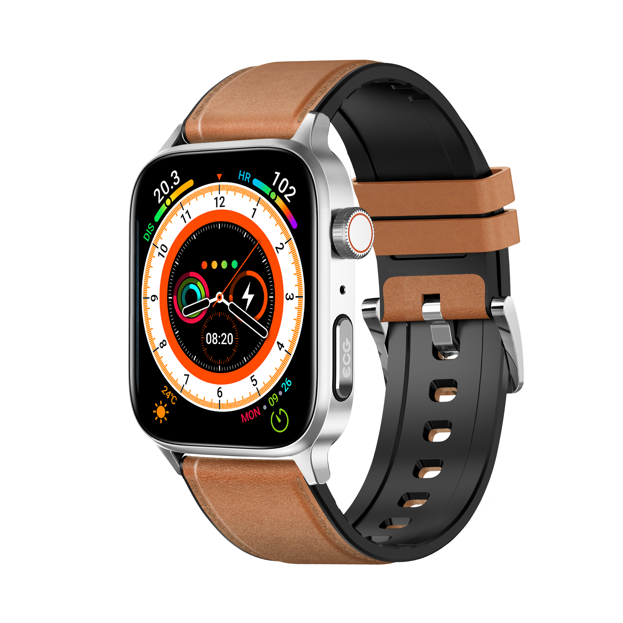 2023 New GT22 Smartwatch Ecg Ppg Precision Blood Pressure Blood Glucose ...
