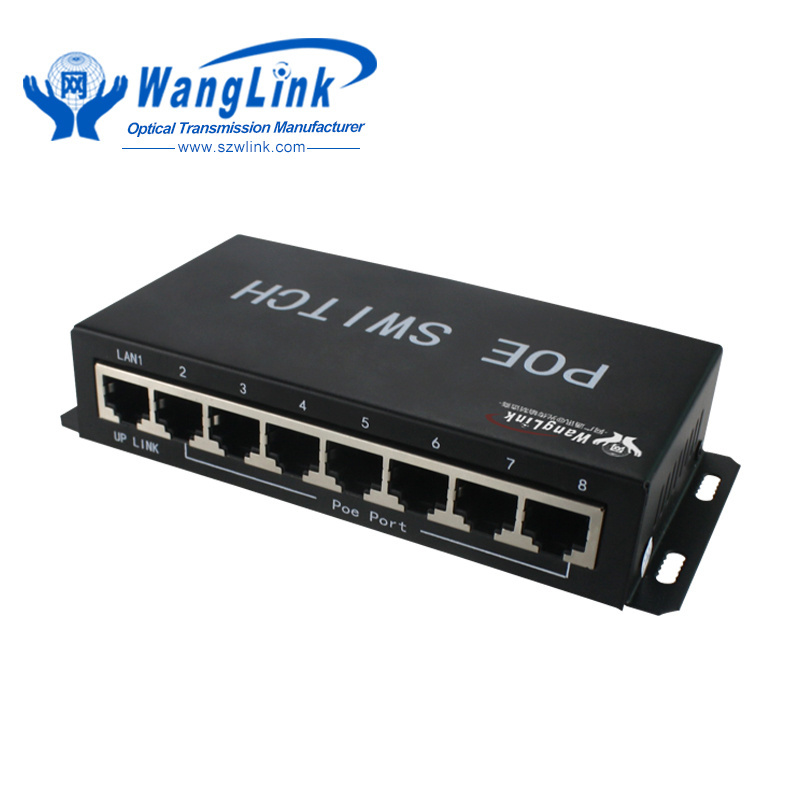 Manufactory 10/100Mbps 8 Port POE Switch Power Over Ethernet Switch ...