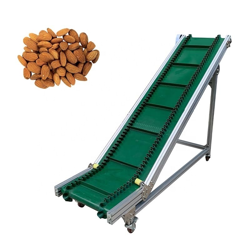 Incline Slidewalls Stairs Feeding Elevator Z Type Belt Conveyor with ...