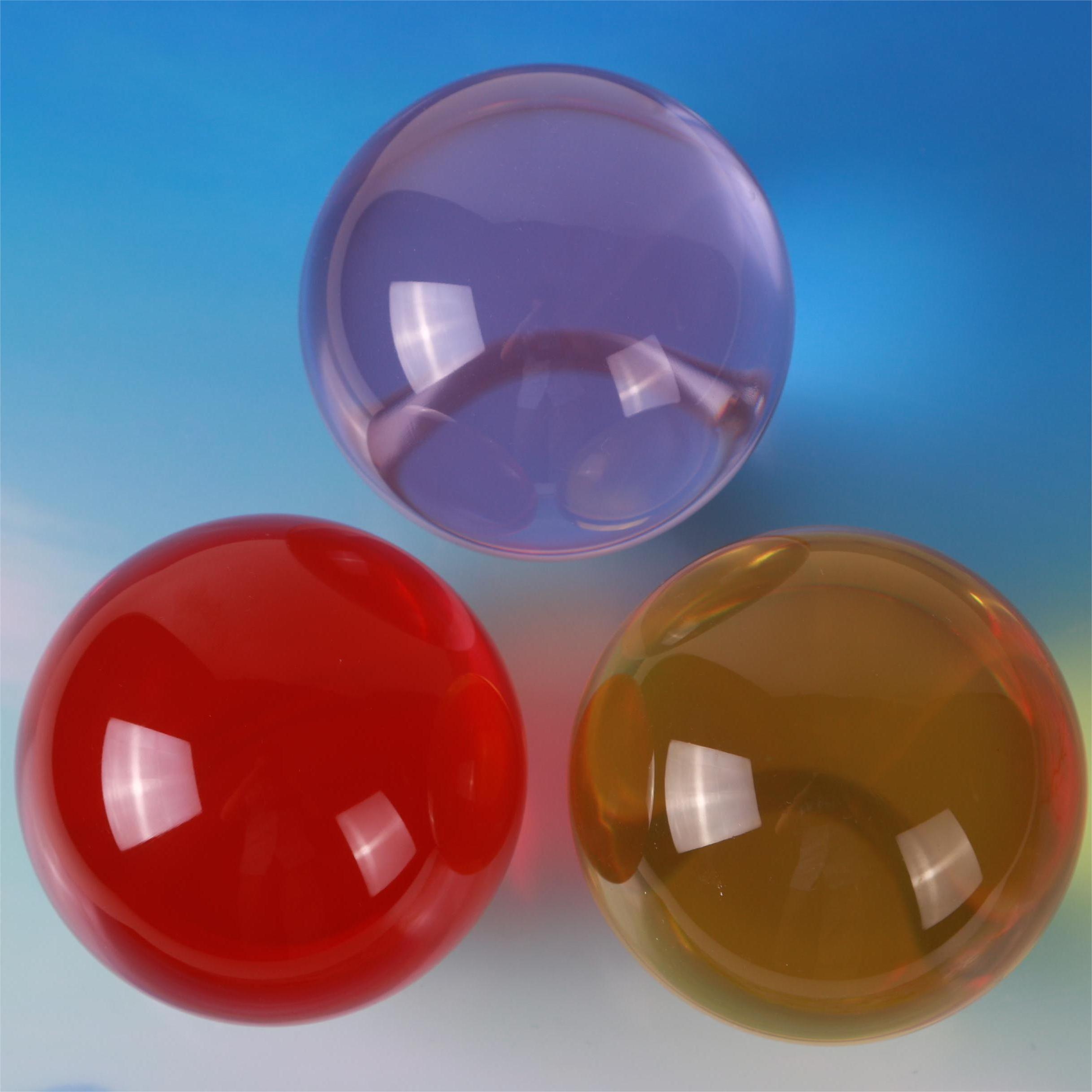 Mini Translucent Colored Acrylic Professional Contact Juggling Ball ...