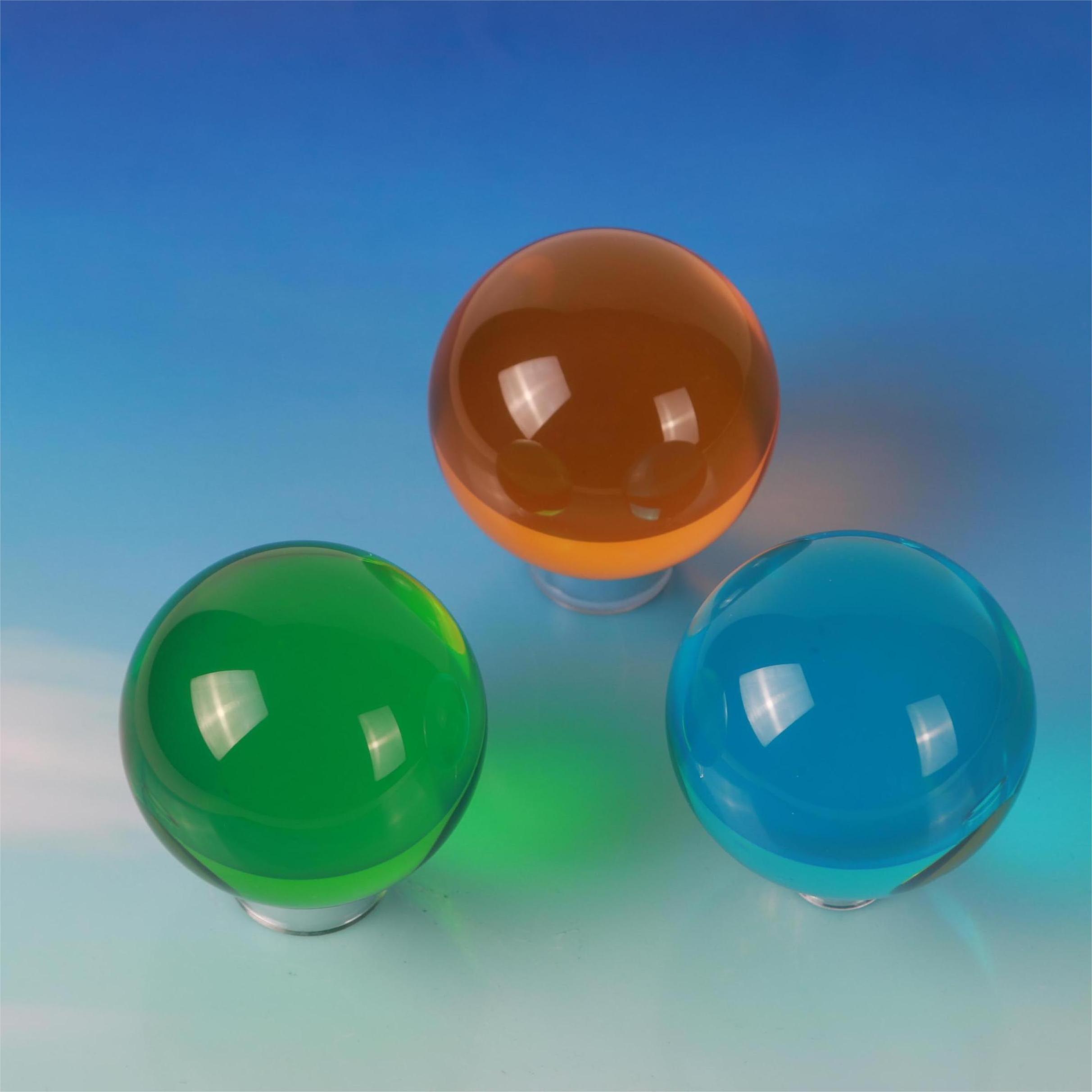 Mini Translucent Colored Acrylic Professional Contact Juggling Ball ...