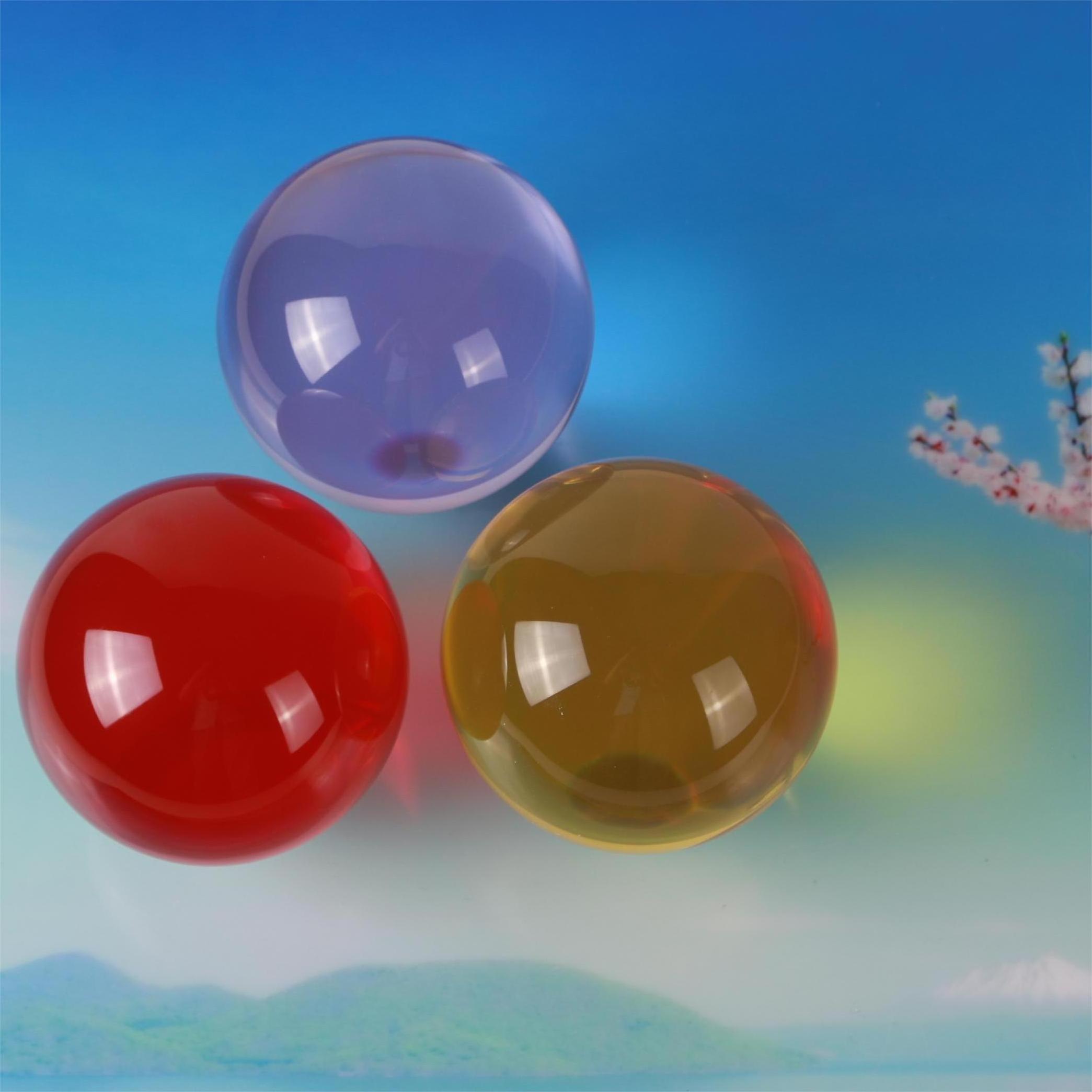 Mini Translucent Colored Acrylic Professional Contact Juggling Ball ...