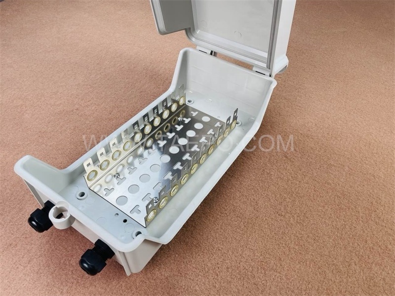 Outdoor 100 pairs telephone krone junction box for LSA disconnection ...