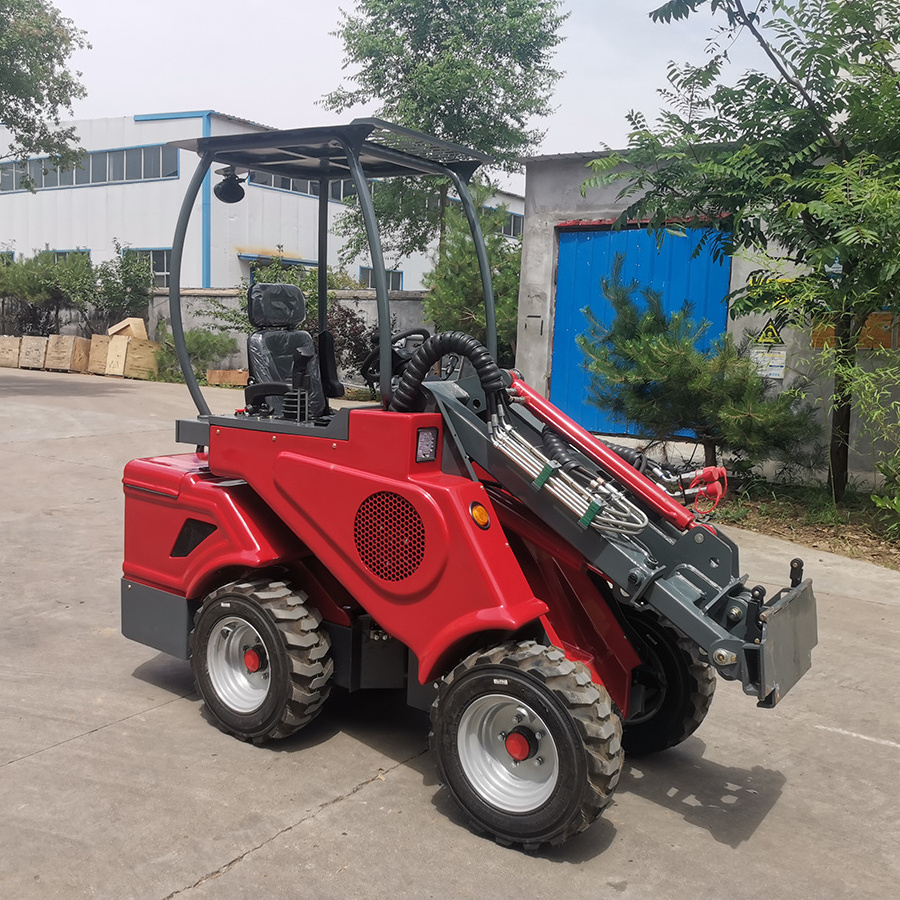 4 Wheel Loader Electric Mini Loader DY620E Avant Articulated Loader ...