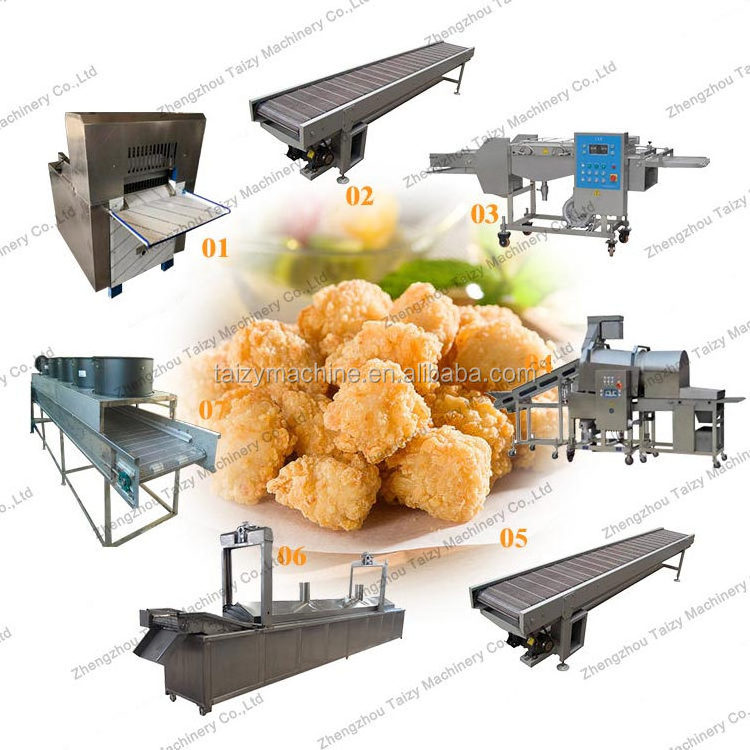 automatic chicken fried machine frying broasted chicken machine ...
