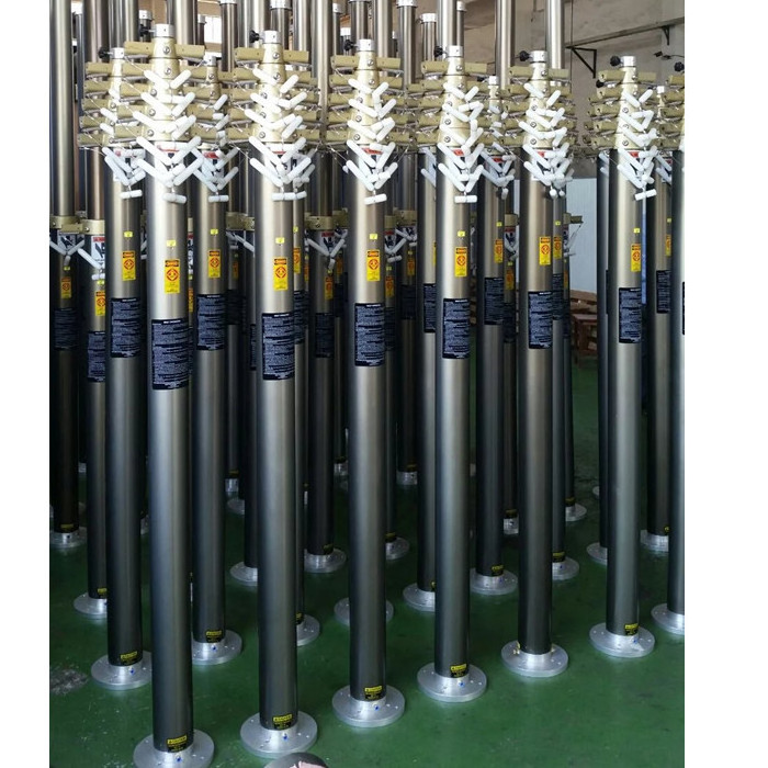 40ft mobile Vehicle security CCTV camera trailer pneumatic telescoping ...