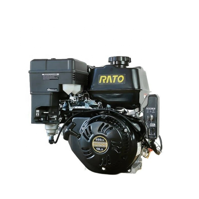 19.5HP Horizontal Shaft Single Cylinder 500CC Gasoline Engine For High ...
