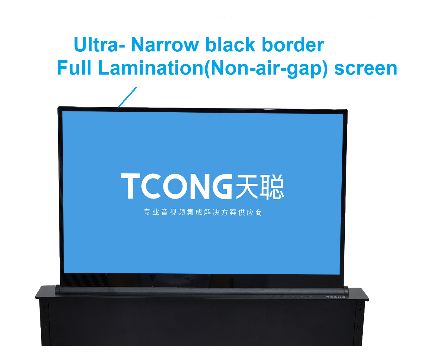 21.5 inch Motorized Retractable Monitor Lift Audio System Paperless ...