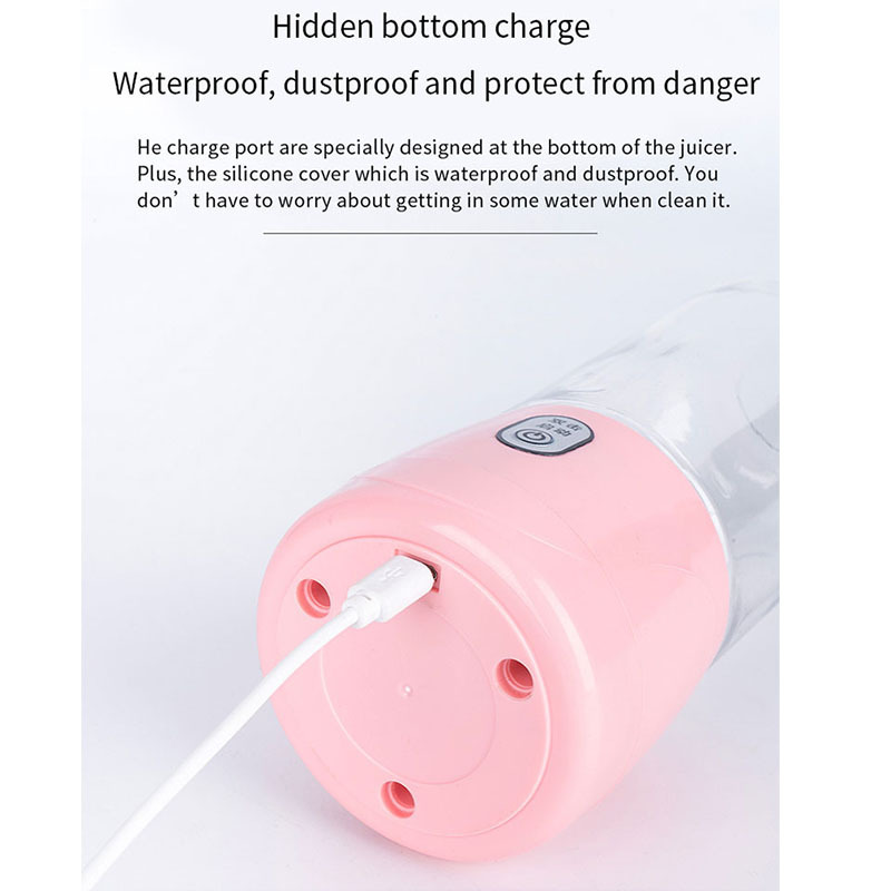 Personal mini electric mixer machine usb charged fruit smoothie ...