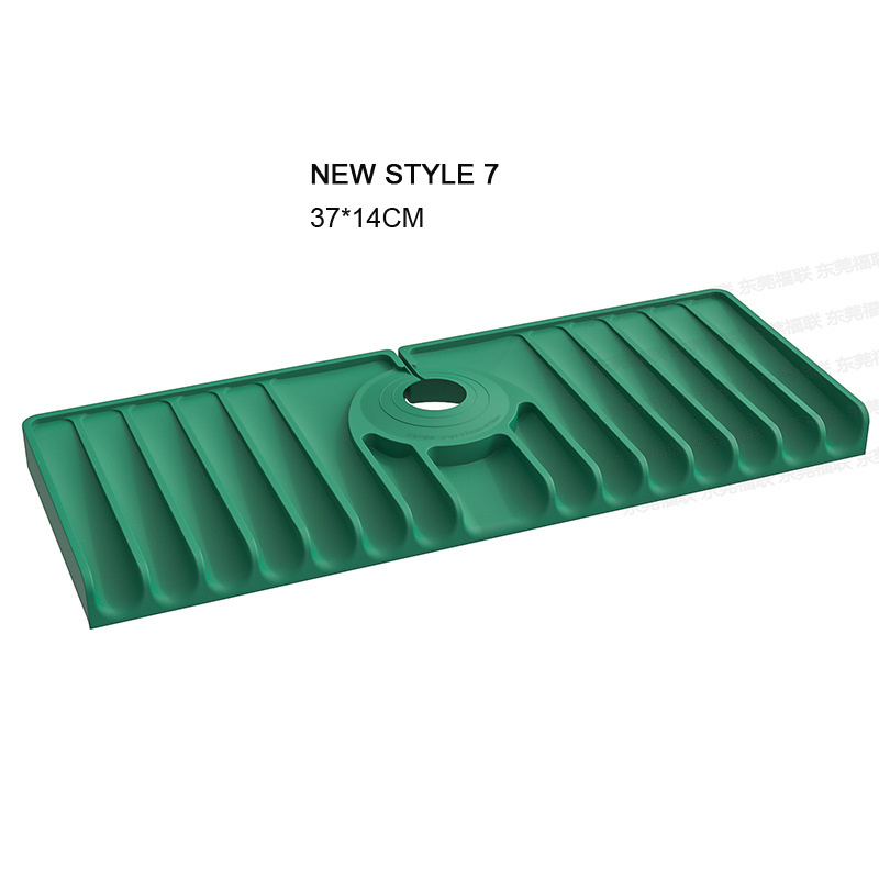 Multi-style customized silicone kitchen sink faucet splash guard ...