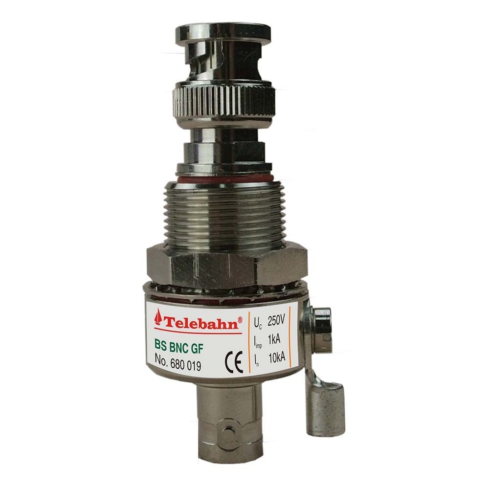 RF Surge Protection Type F Female To Female Gas Tube Surge Arrester ...