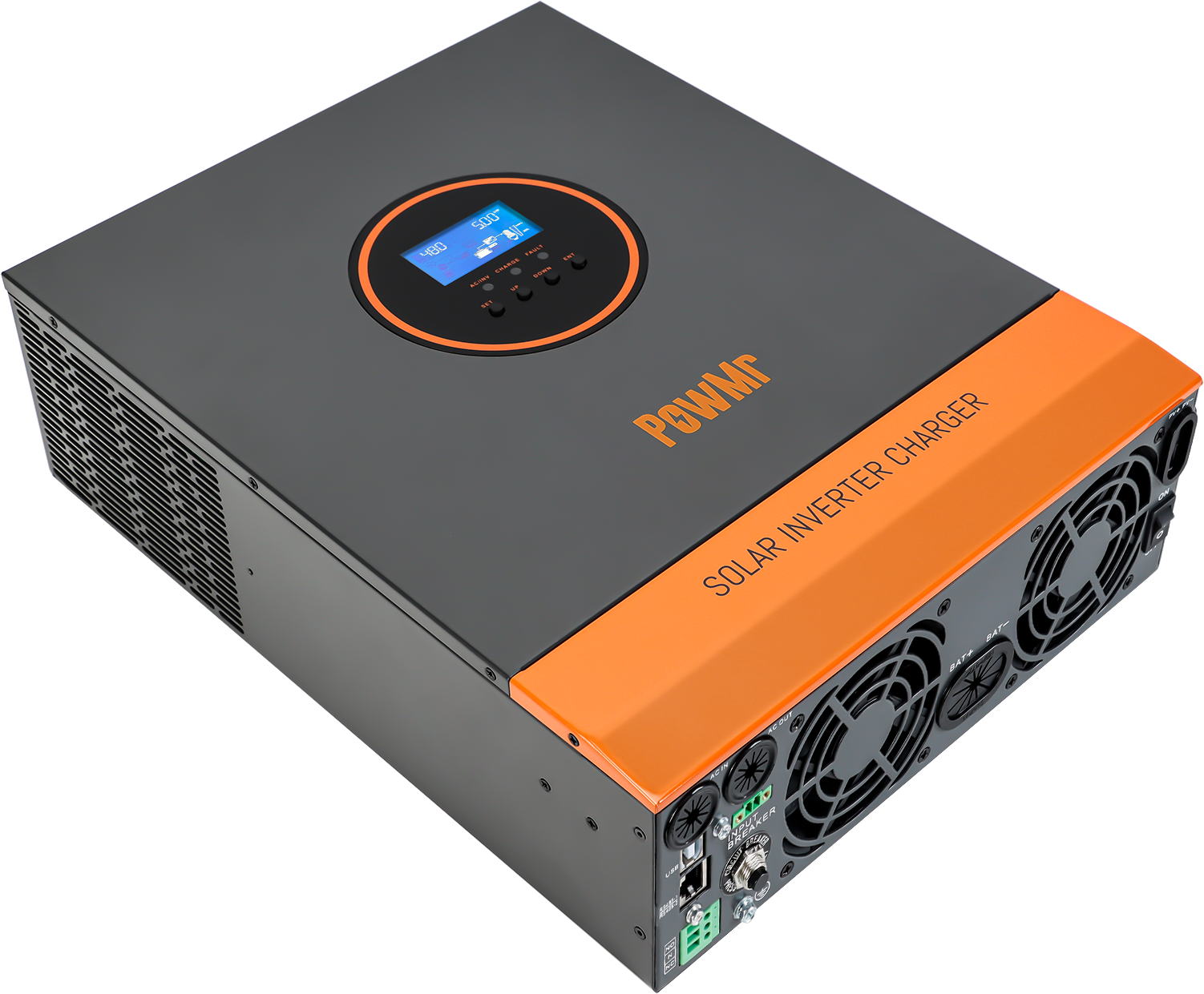 PowMr New 3KW 24V ALL-IN-ONE Solar inverter Charger Pure Sine Wave ...
