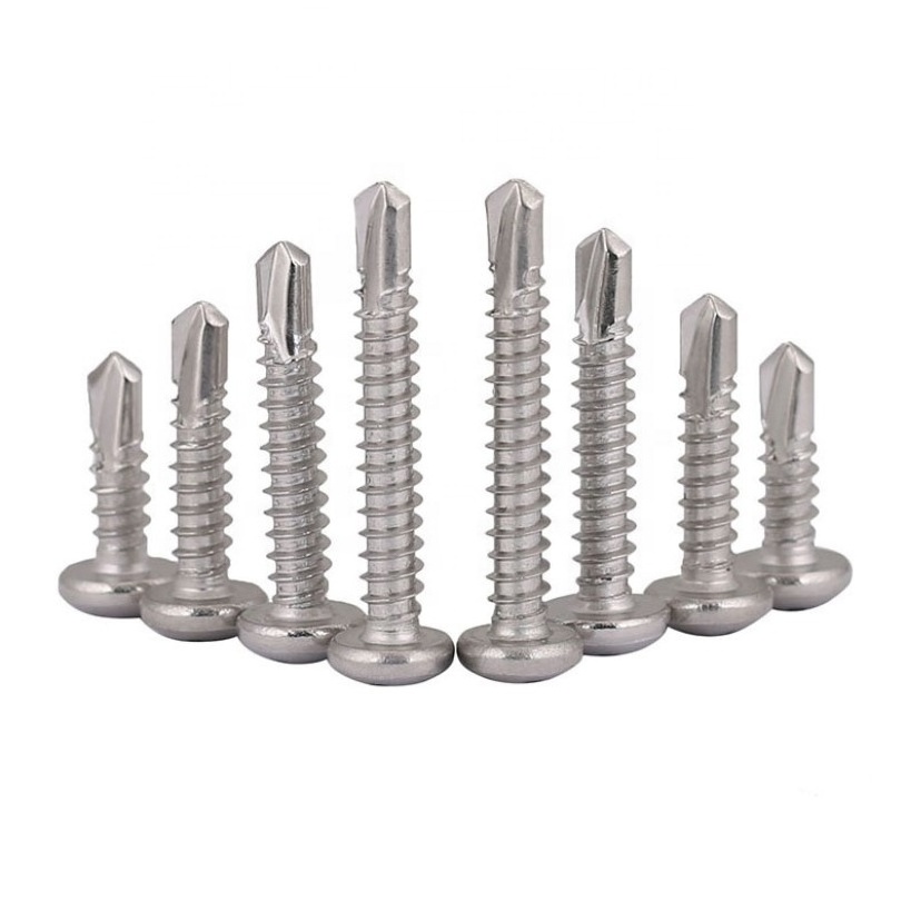 DIN7504N stainless steel Cross Recessed drill tail Pan Head self Drilling Screws | Bestsuppliers.com