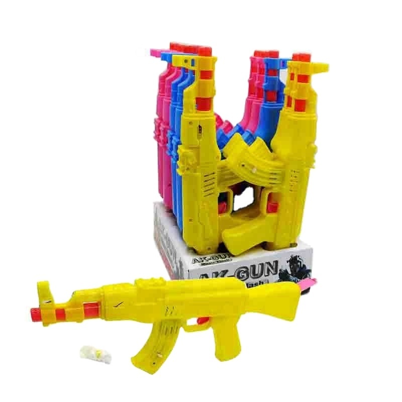 Plastic Candy Toy Gun With Music and Light Toy Candy surprise lovely ...