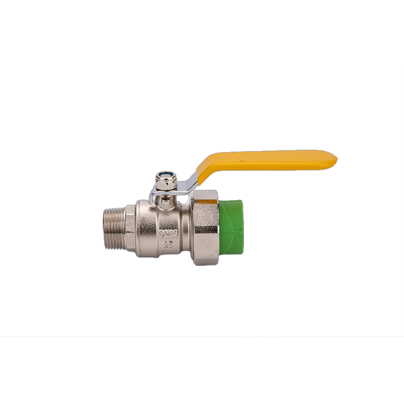 Three Piece Heavy Duty Brass Ball Valve Set 1/4 Inch NPT Male x Female ...