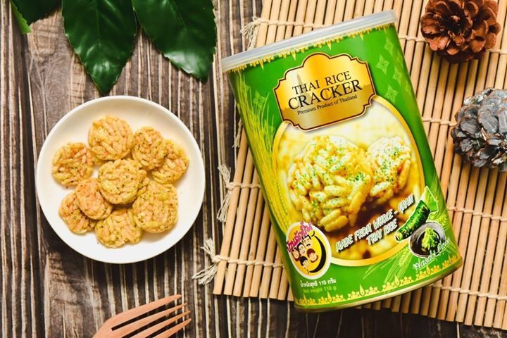 Thai Rice Cracker Grain Snacks Mini rice grain snack original flavor ...