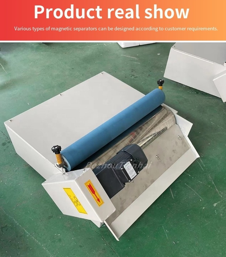 Machine white color CNC machine industrial magnetic separators magnetic ...