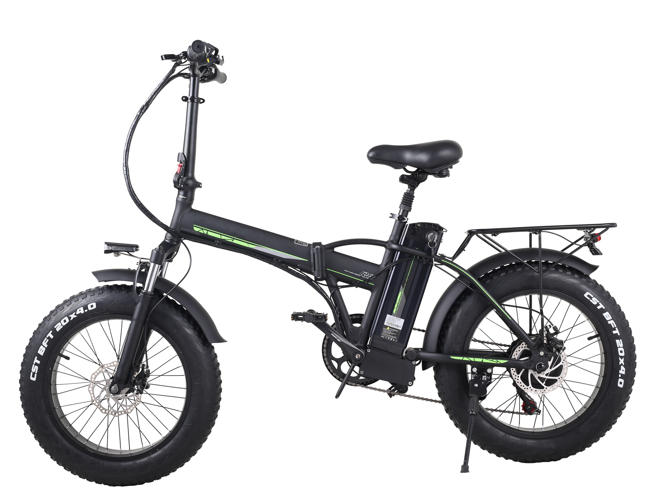 48V 500W Fat Bike Electric 20 Inch Foldable Electric Snow Bike With 48V ...