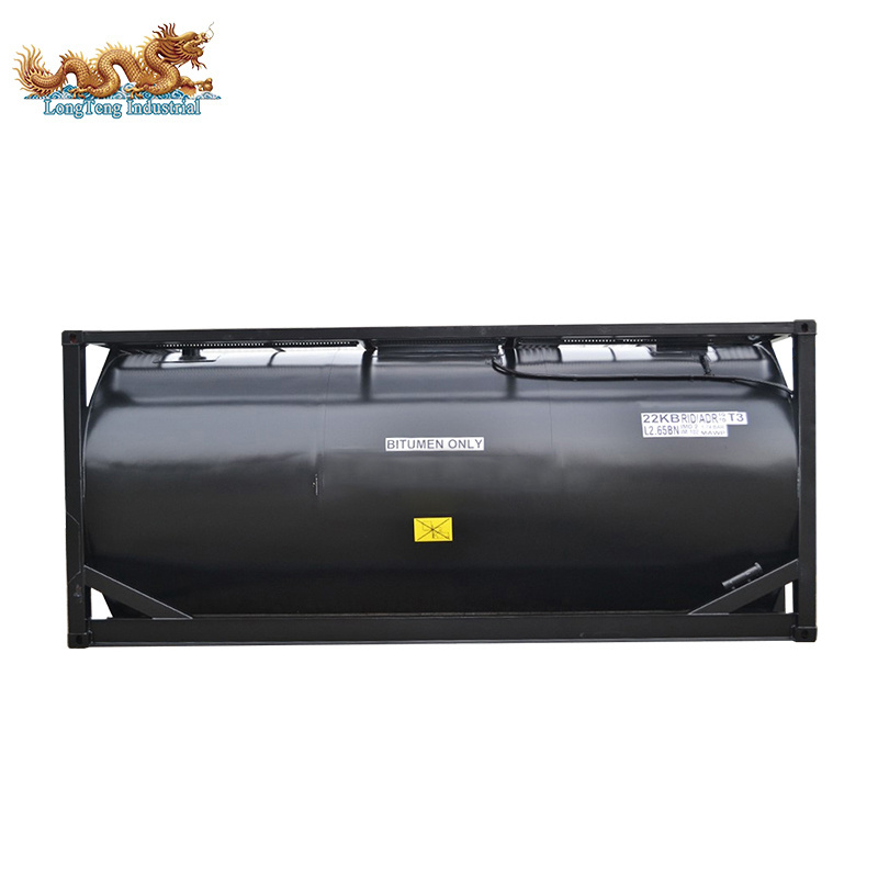 ISO ASME Standard 20ft Heated Bitumen Storage Tank Container with ...