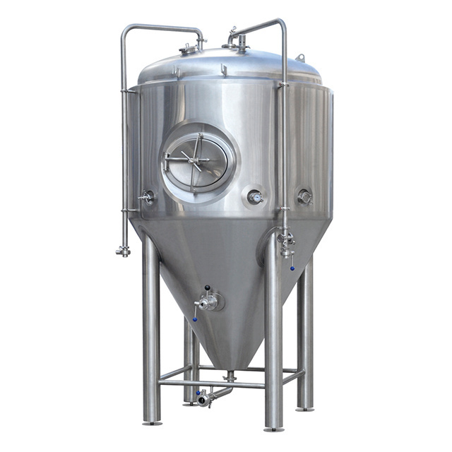 1000L glycol jacket cooling fermentation equipment beer conical ...