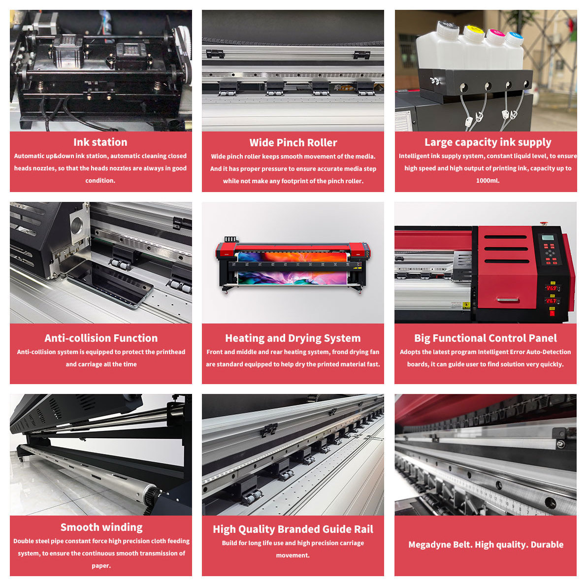 TIFFAN 1.6m 64inch sublimation printer machine vinyl Digital flex ...