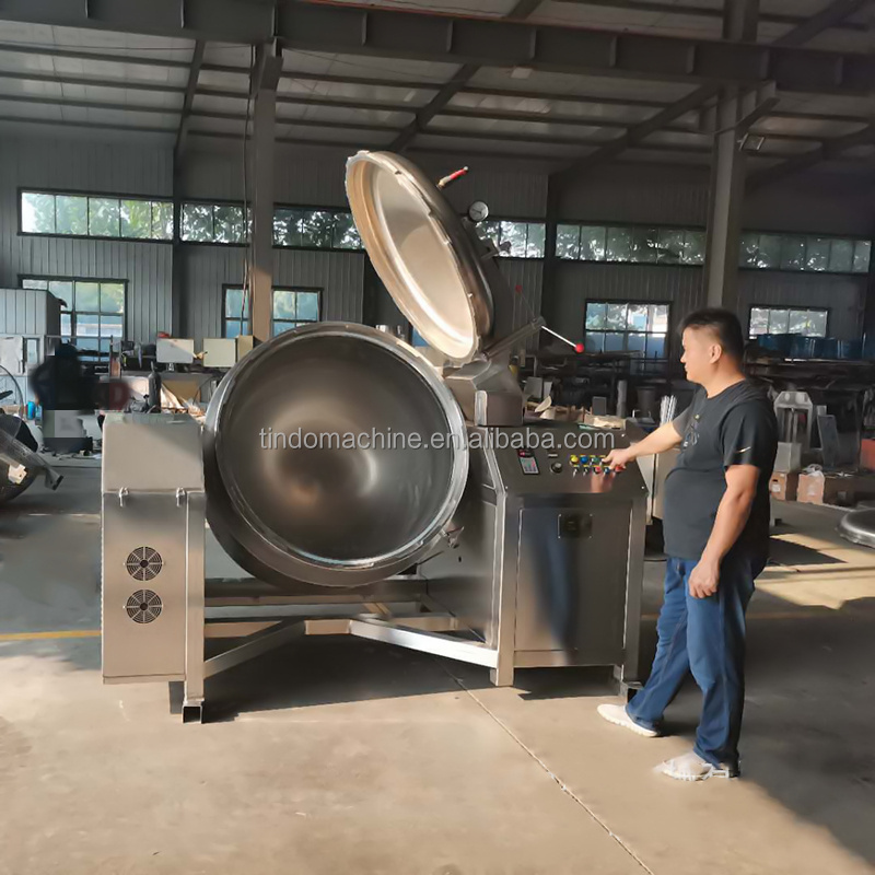 100-2000 Liters Automatic Steam Boiling Autoclave Meat Cooking Machine ...