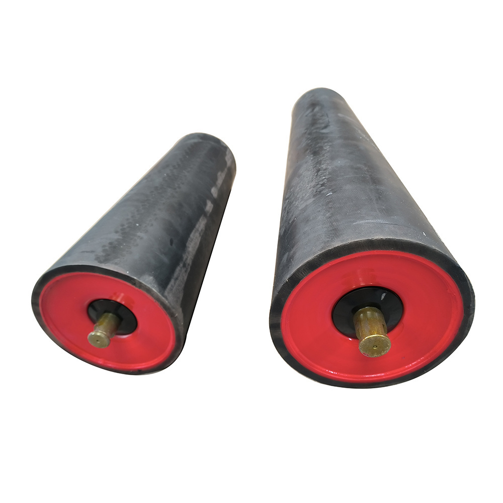 159mm x 700mm Return roller motor belt steel pipe roller flexible guide ...