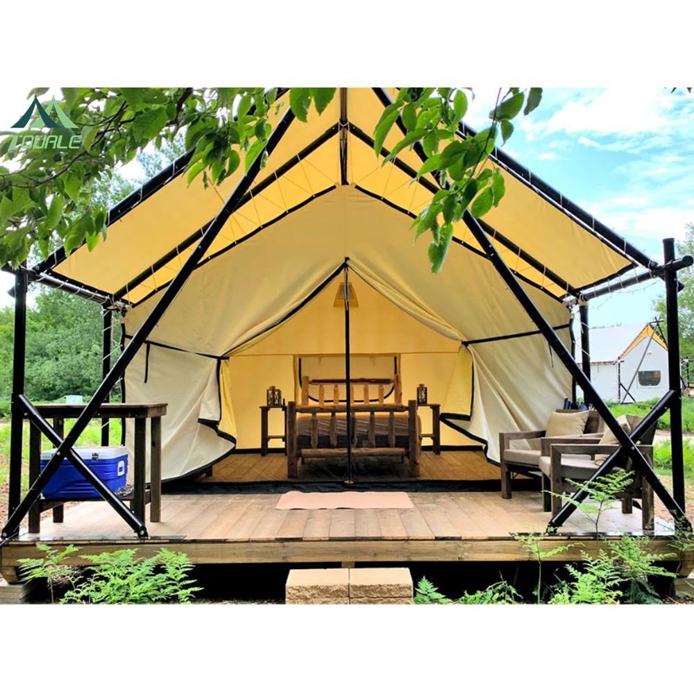 5x7m Outdoor Hotel Waterproof Glamping Luxury Safari Tent For Resort ...